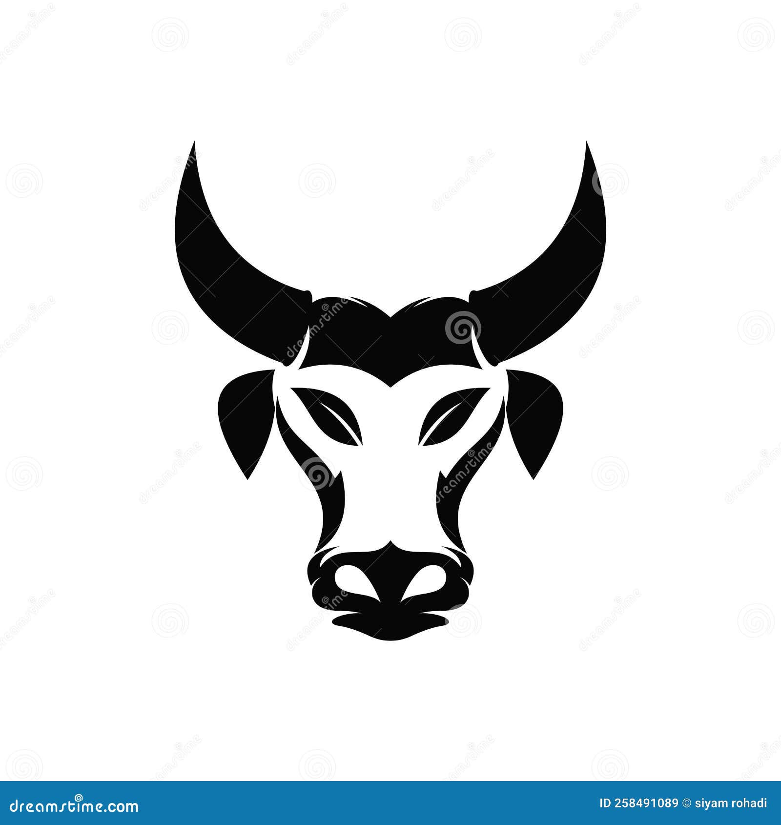 Abstract Bull Logo Vector Illustrations Design Icon Logo Stock Vector ...