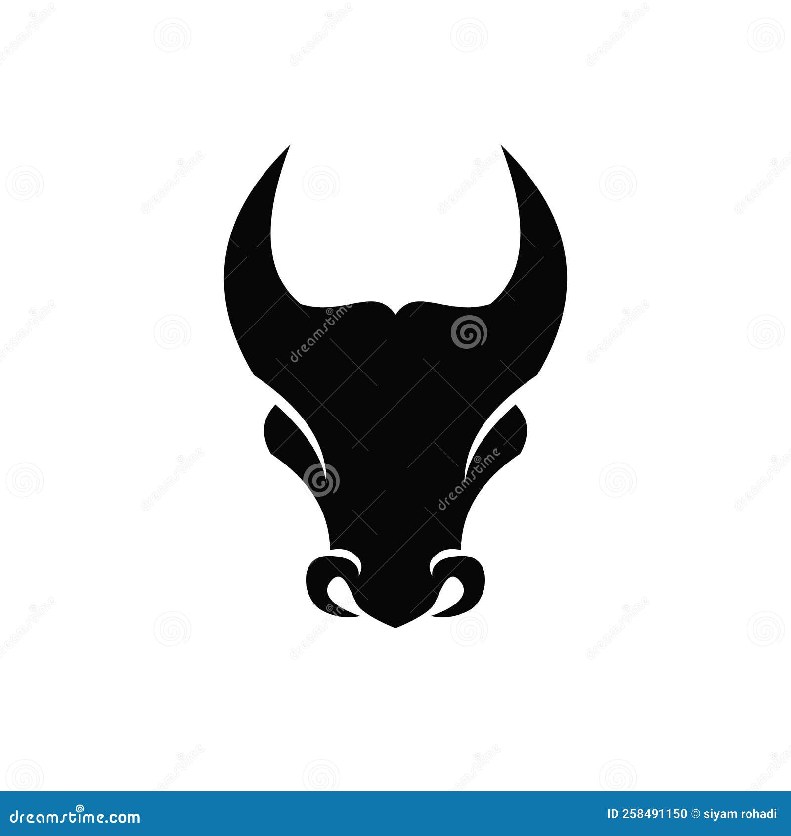 Abstract Bull Logo Vector Illustrations Design Icon Logo Stock Vector ...
