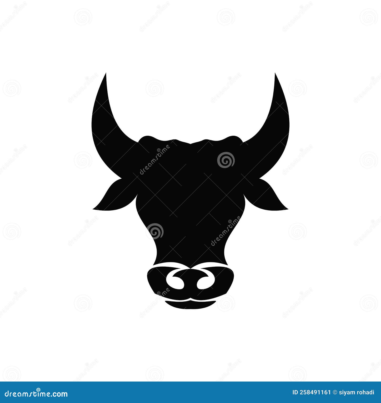 Abstract Bull Logo Vector Illustrations Design Icon Logo Stock Vector ...
