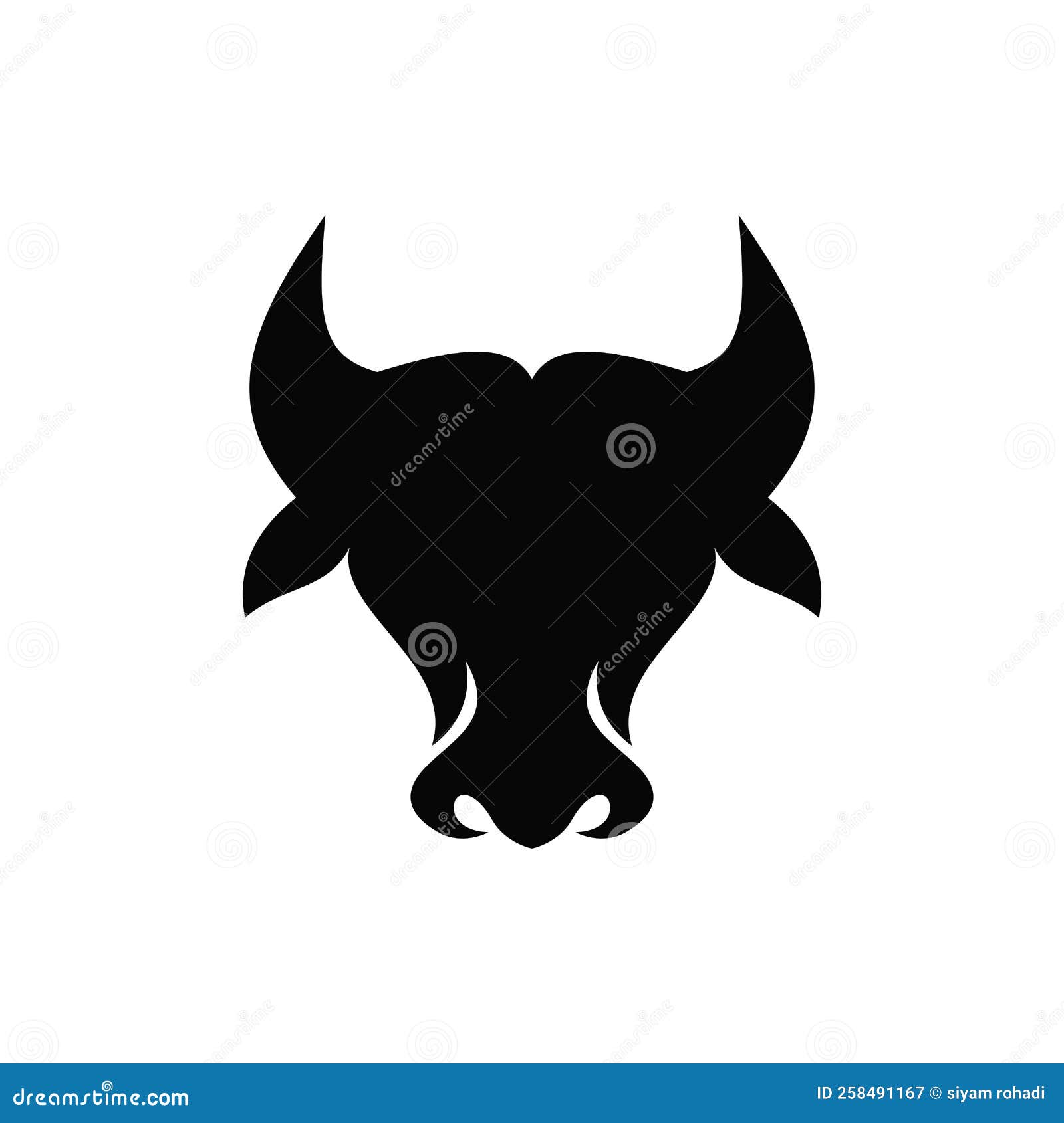 Abstract Bull Logo Vector Illustrations Design Icon Logo Stock Vector ...