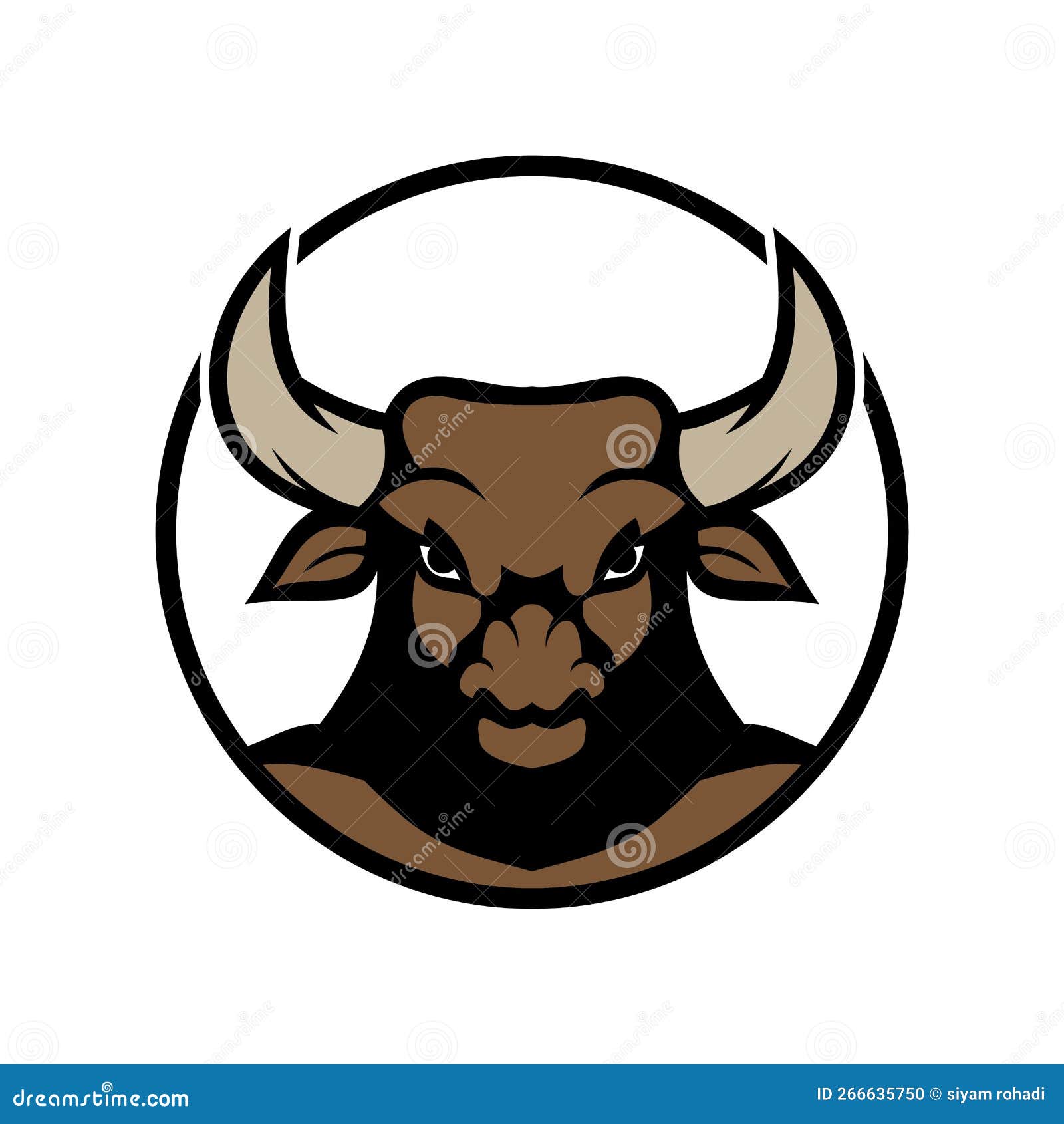 Abstract Bull Logo Vector Illustrations Design Icon Logo Stock Vector ...