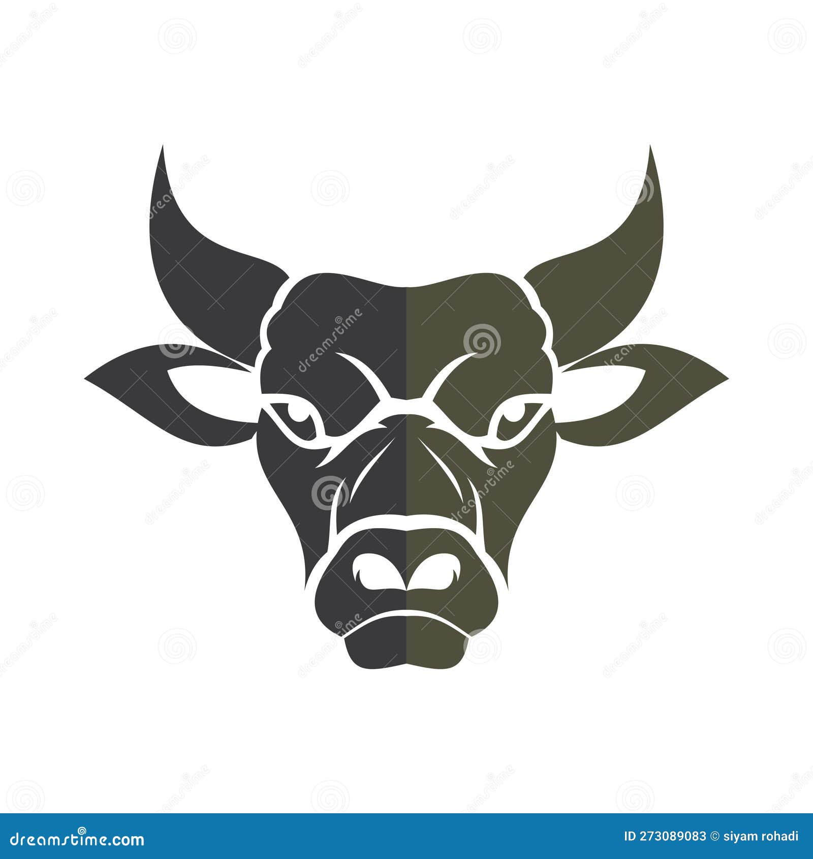 Abstract Bull Logo Vector Illustrations Design Icon Logo Stock Vector ...