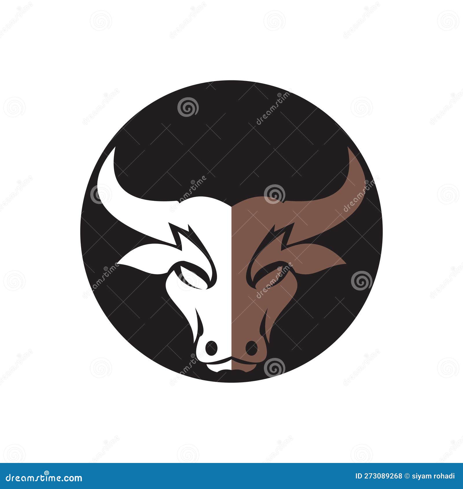 Abstract Bull Logo Vector Illustrations Design Icon Logo Stock Vector ...