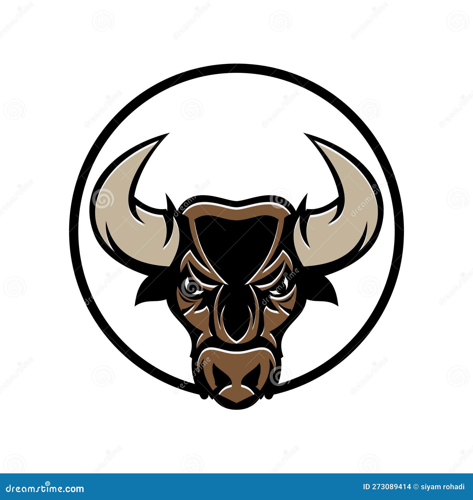 Abstract Bull Logo Vector Illustrations Design Icon Logo Stock Vector ...