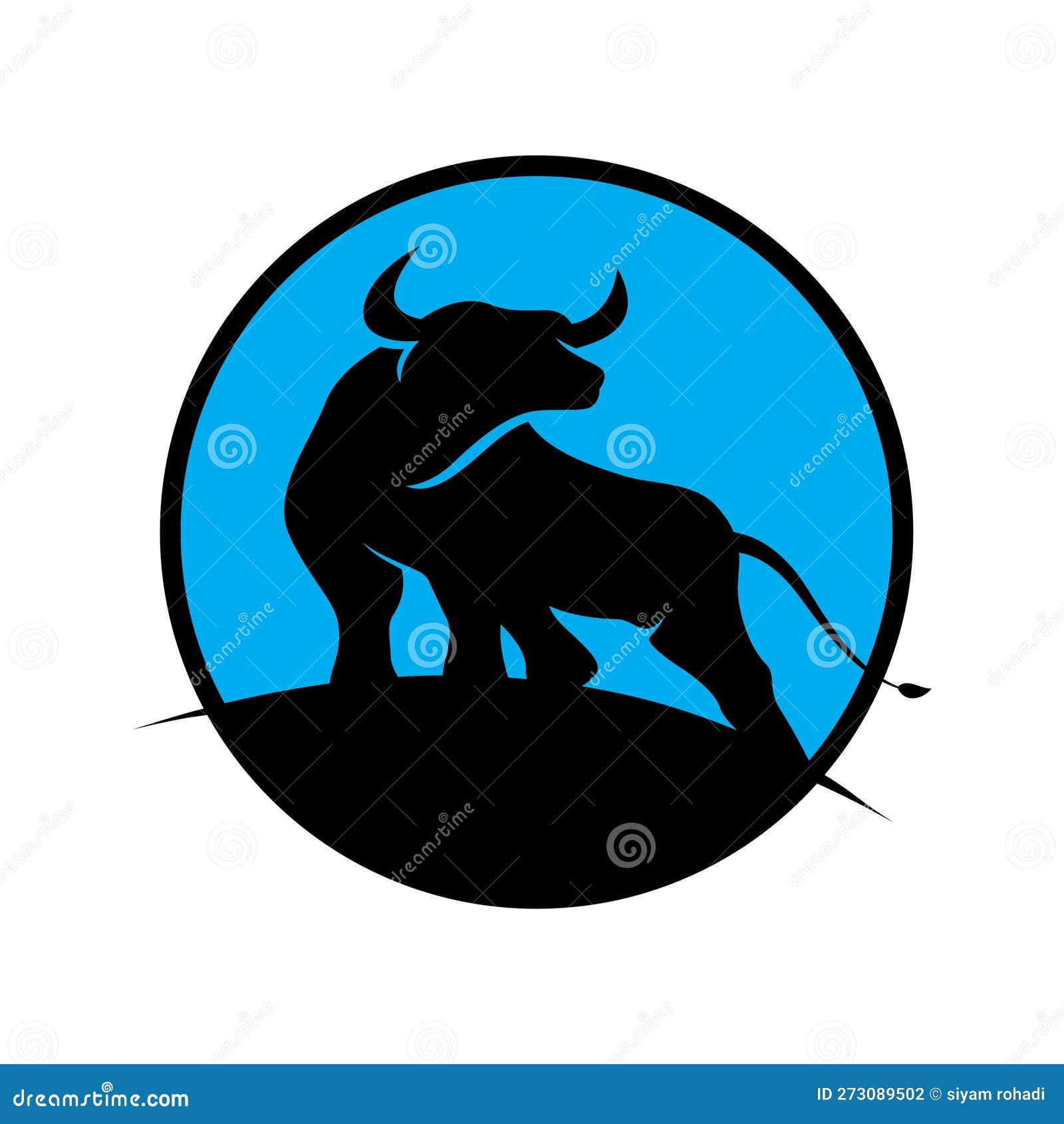 Abstract Bull Logo Vector Illustrations Design Icon Logo Stock Vector ...