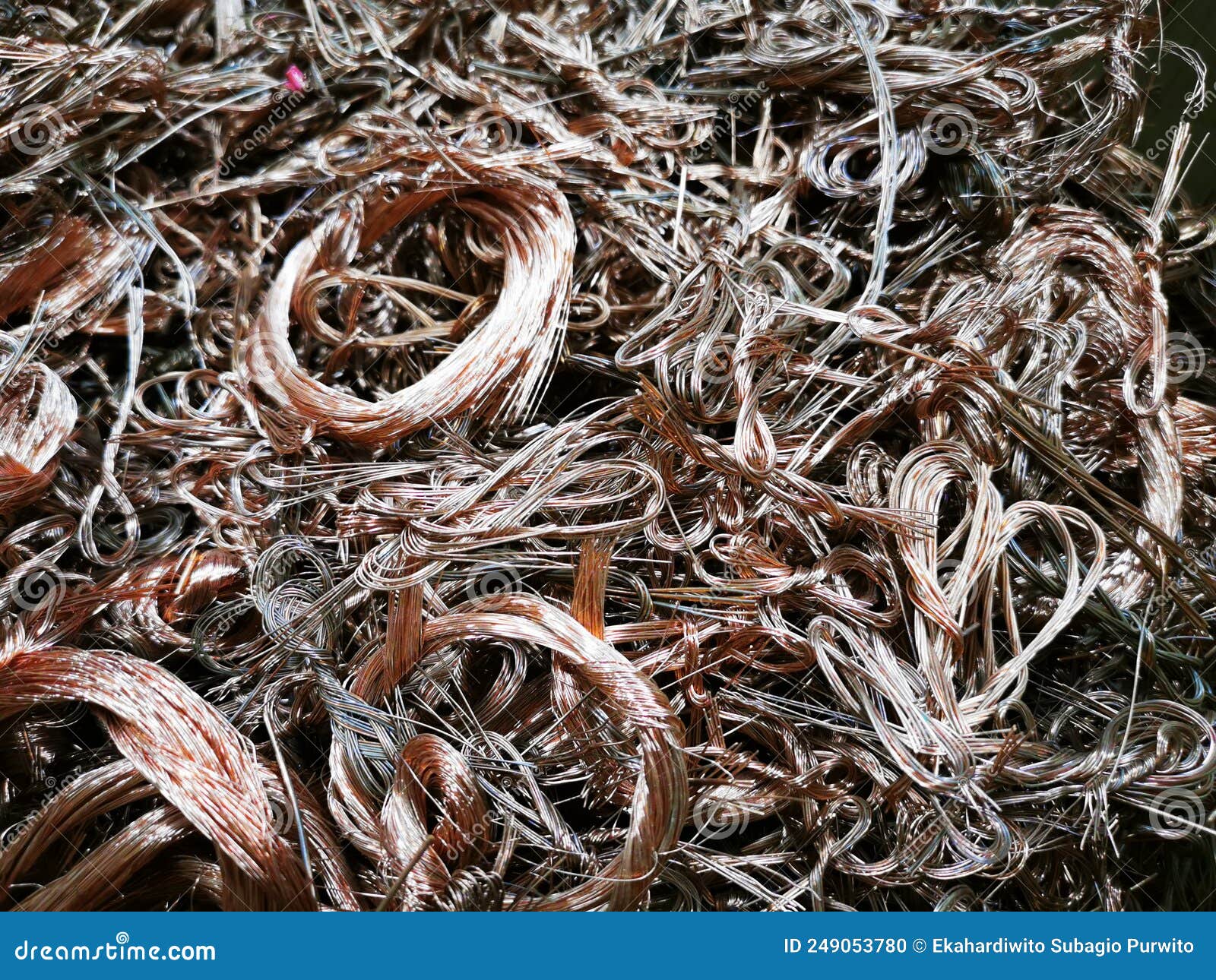 Abstract a Bunch of Strip Copper Wires. Stock Photo - Image of cables ...