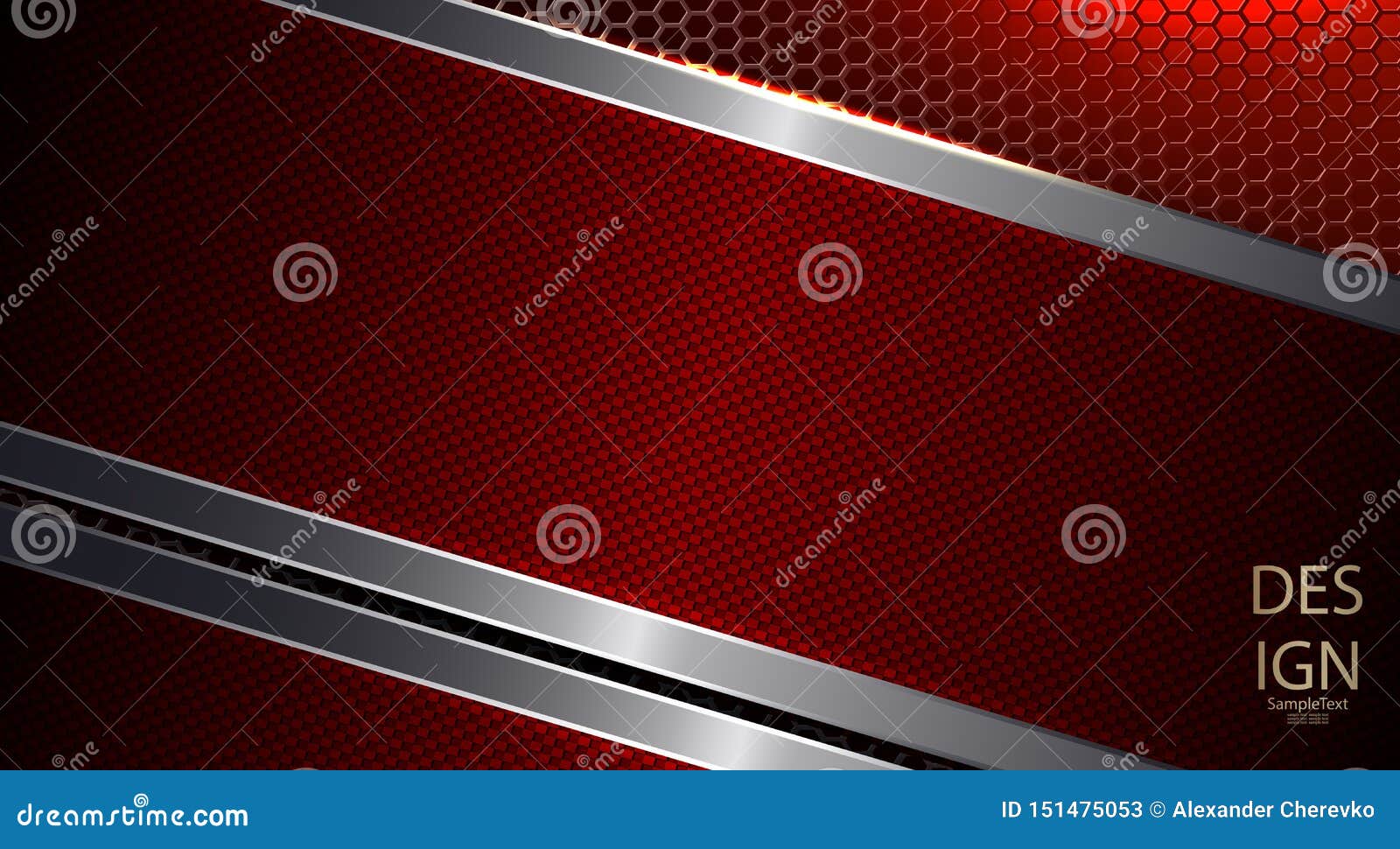 Abstract Burgundy Design with Texture Frame, Shiny Edging Metallic ...