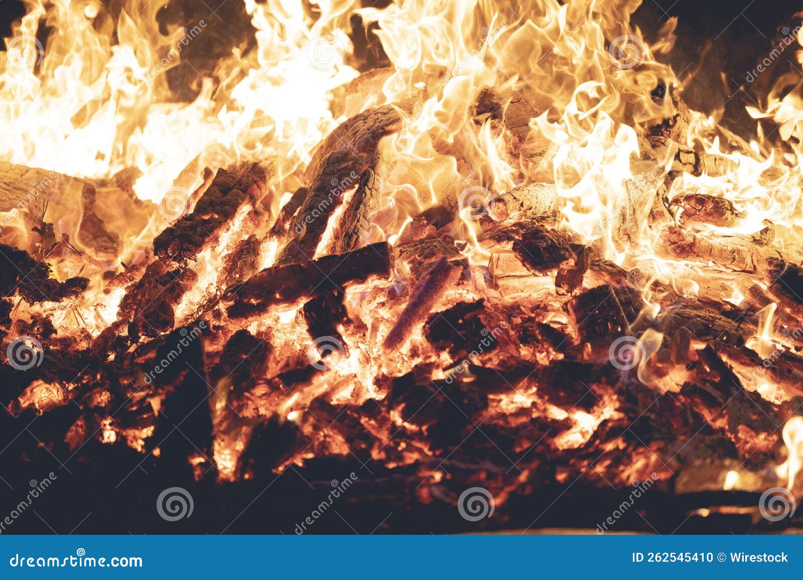 Abstract Burning Bonfire Background Stock Photo - Image of danger ...