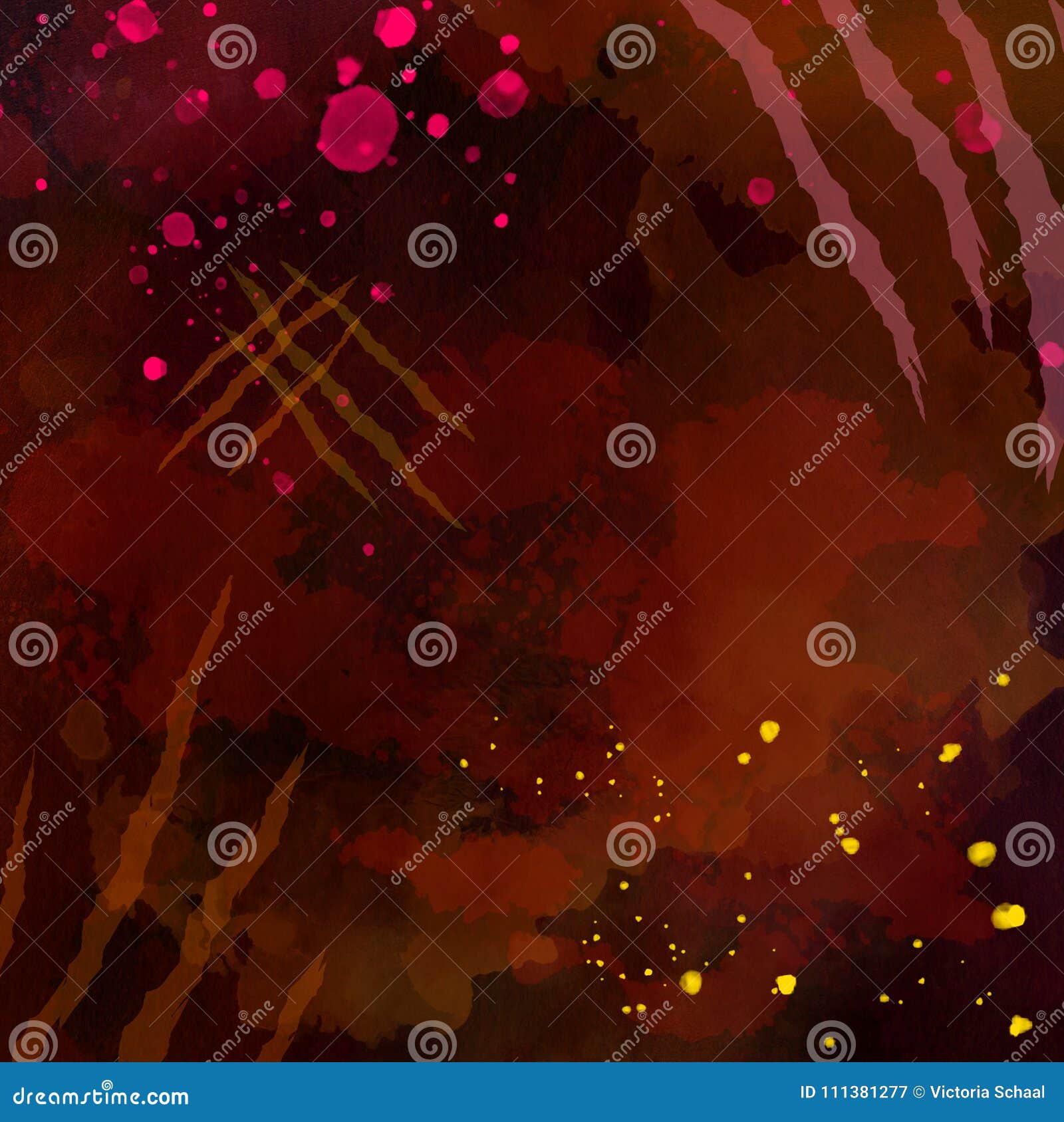 Abstract Burning Image in Colors Stock Illustration - Illustration of ...