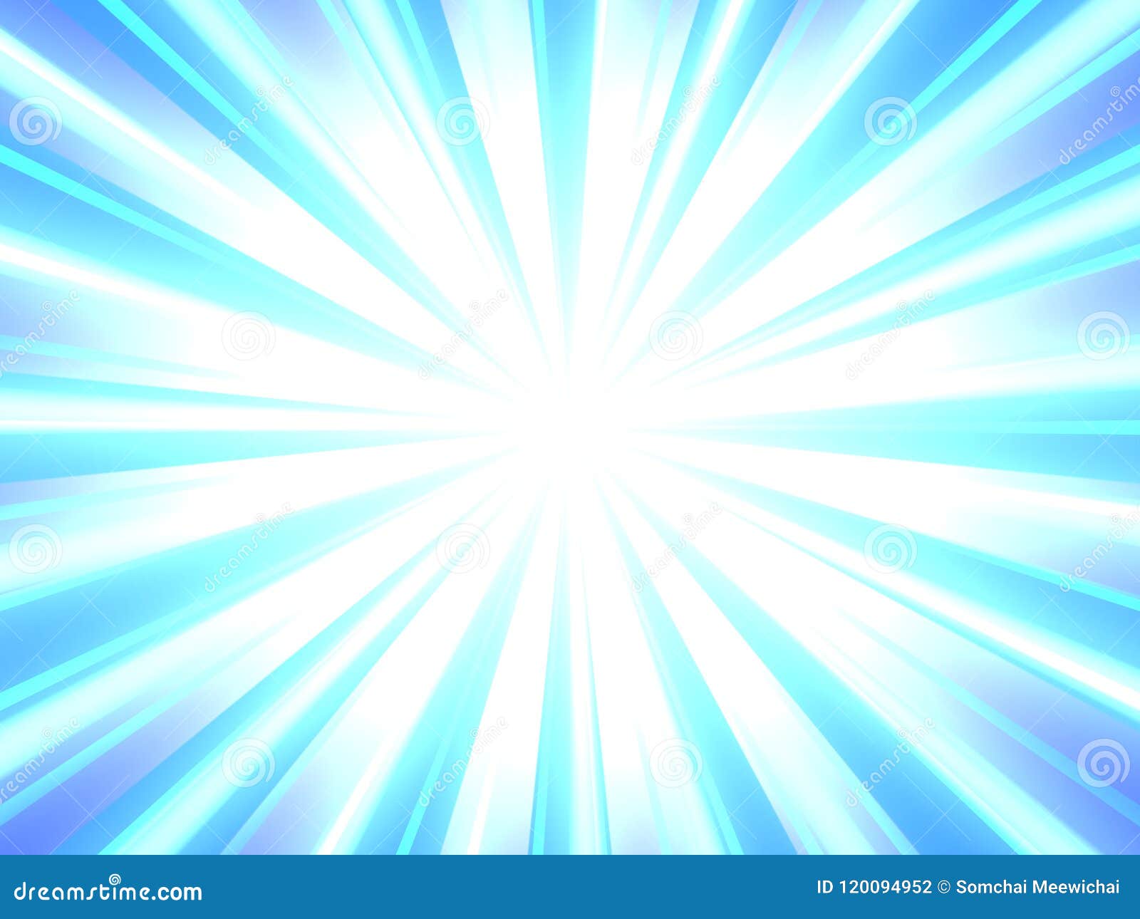 Abstract Burst Background Blue Light Color Stock Illustration