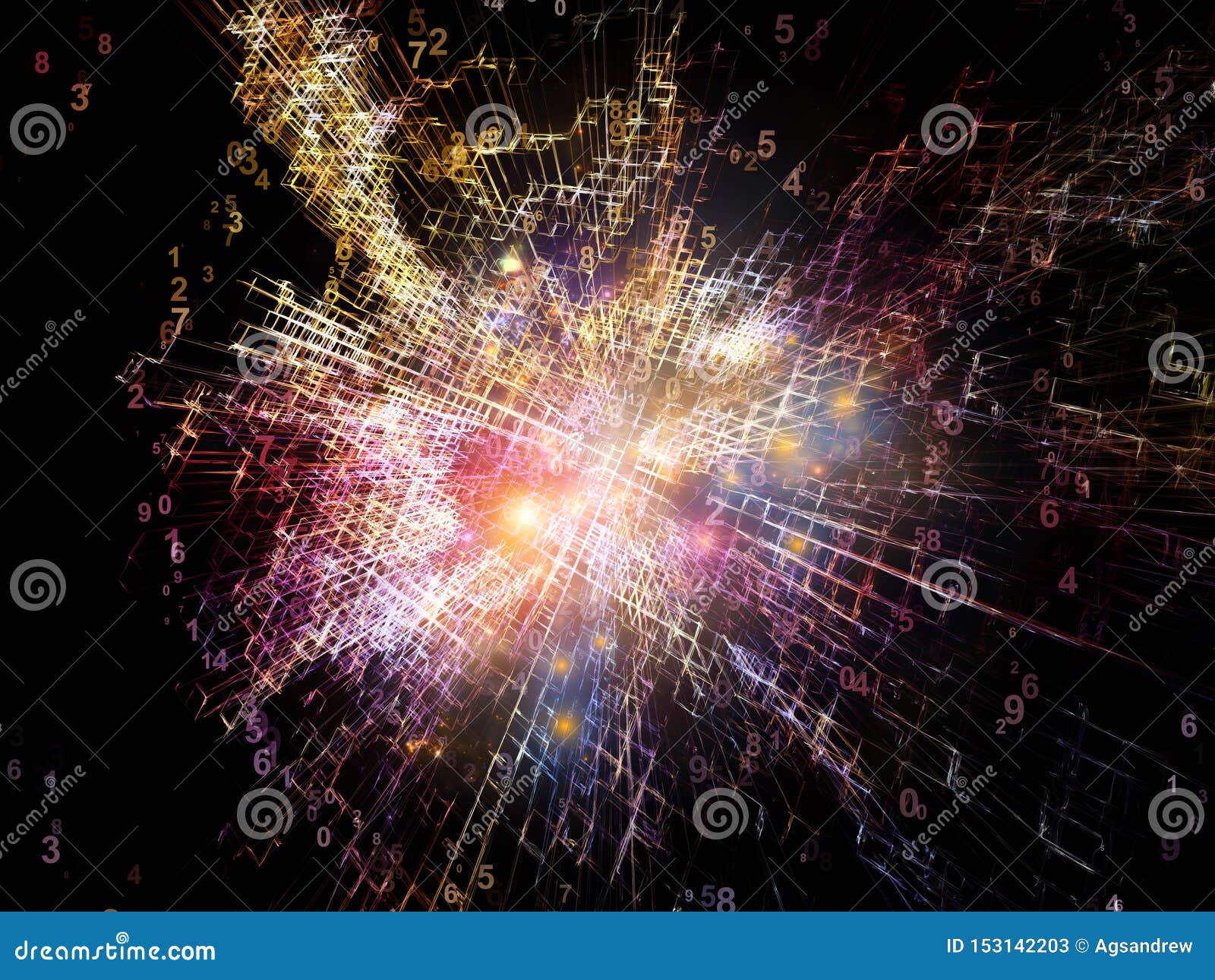 Abstract Burst stock illustration. Illustration of perspective - 153142203