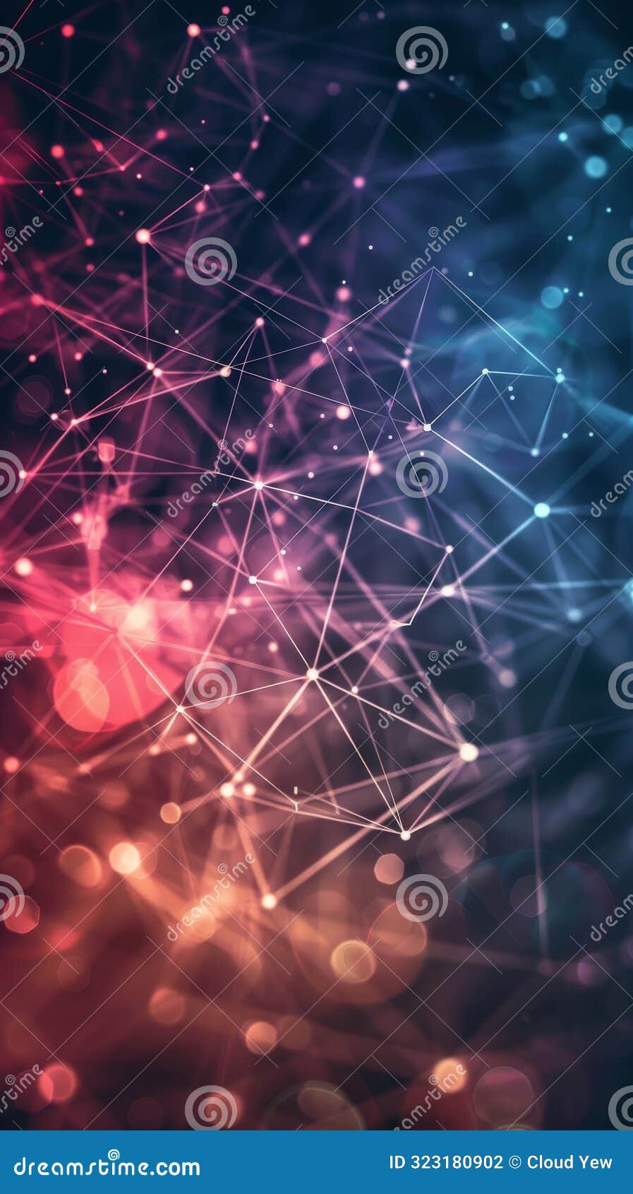 Abstract Business Background with Digital Connectivity Theme. Stock ...