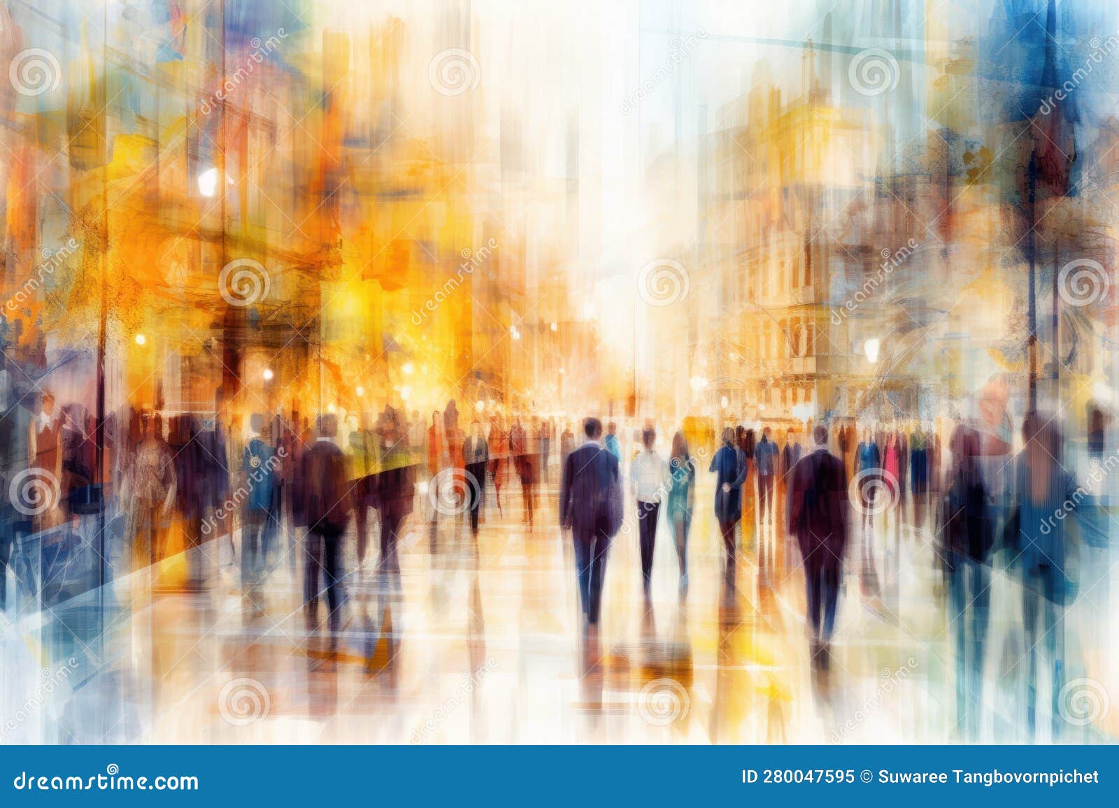 Abstract Business Background. Dynamic Business Environment Surrounding ...