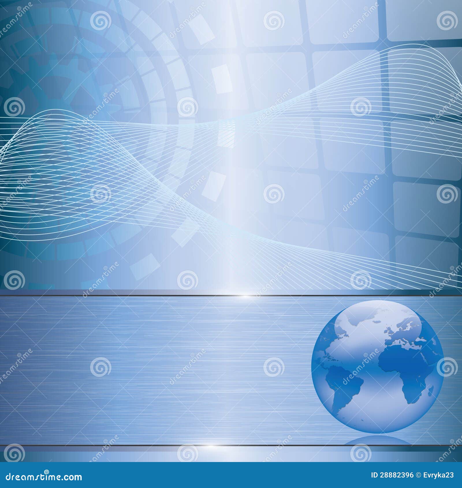 Abstract Business Background with Earth Globe Stock Vector ...