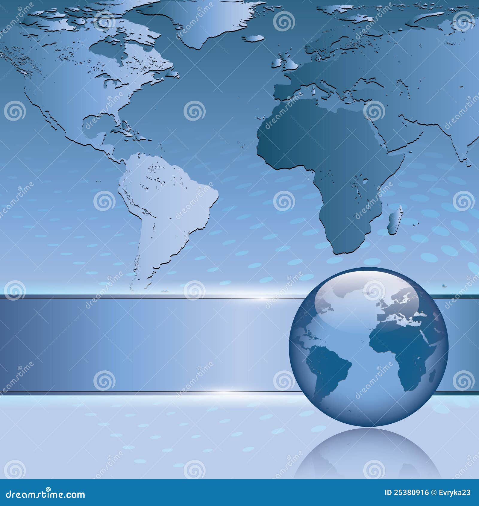 Abstract Business Background with Earth Map Stock Vector - Illustration ...