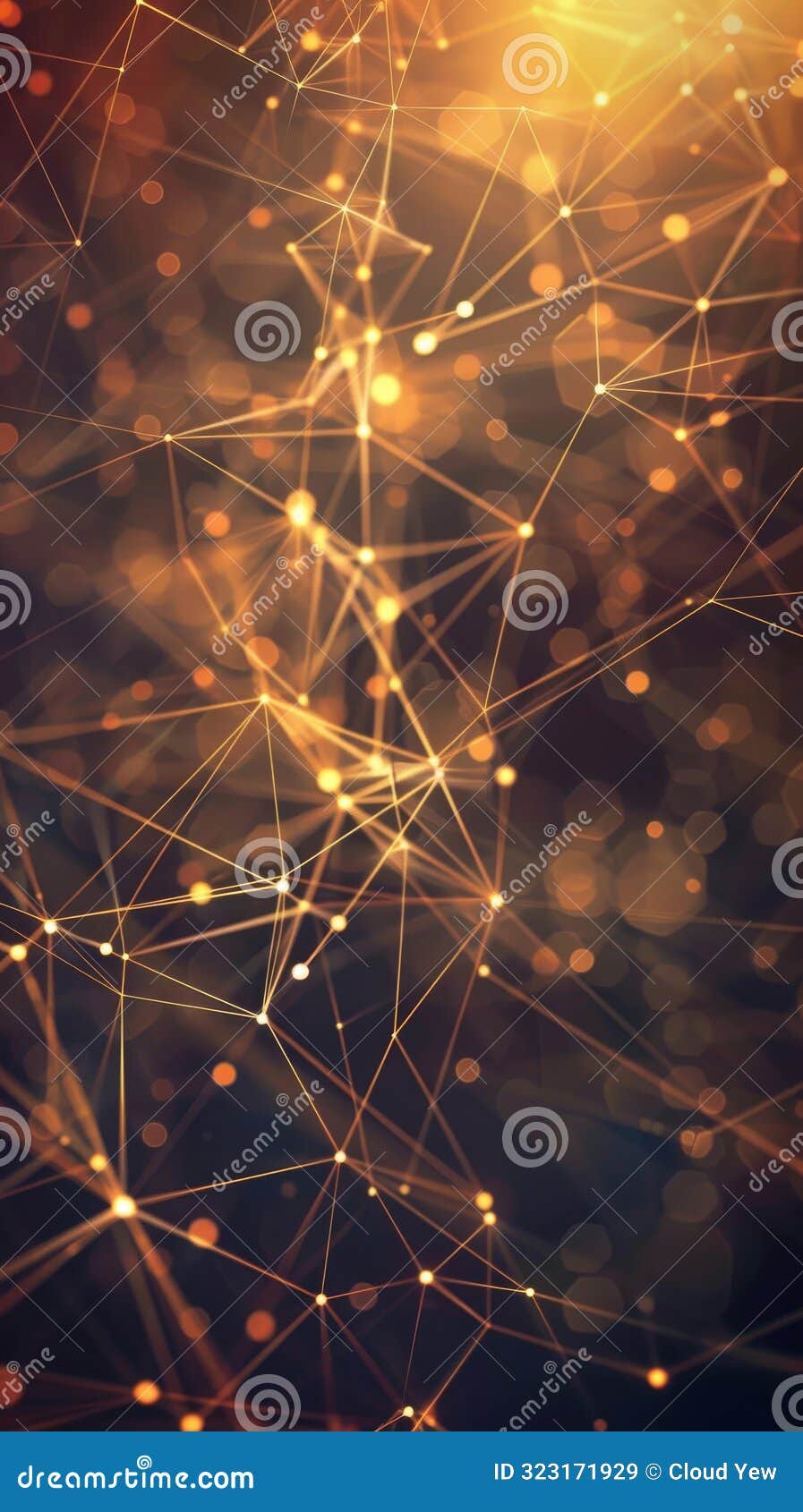 Abstract Business Background with Network Connectivity Theme. Stock ...