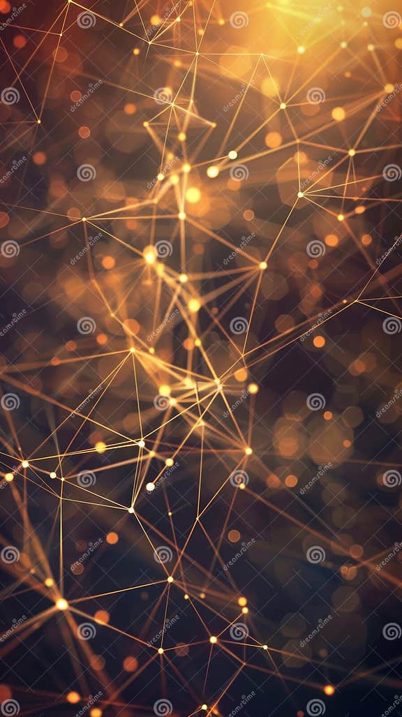 Abstract Business Background with Network Connectivity Theme. Stock ...