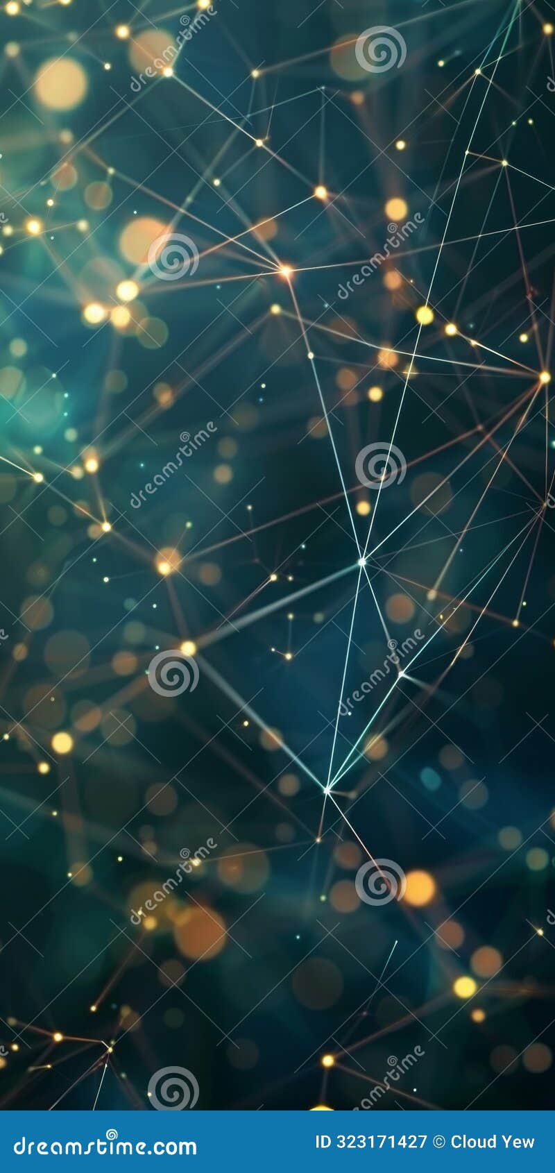 Abstract Business Background with a Network Theme. Stock Illustration ...