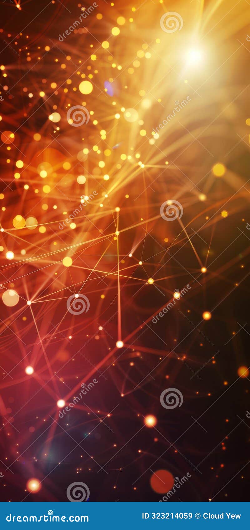 Abstract Business Background with a Network Theme. Stock Illustration ...