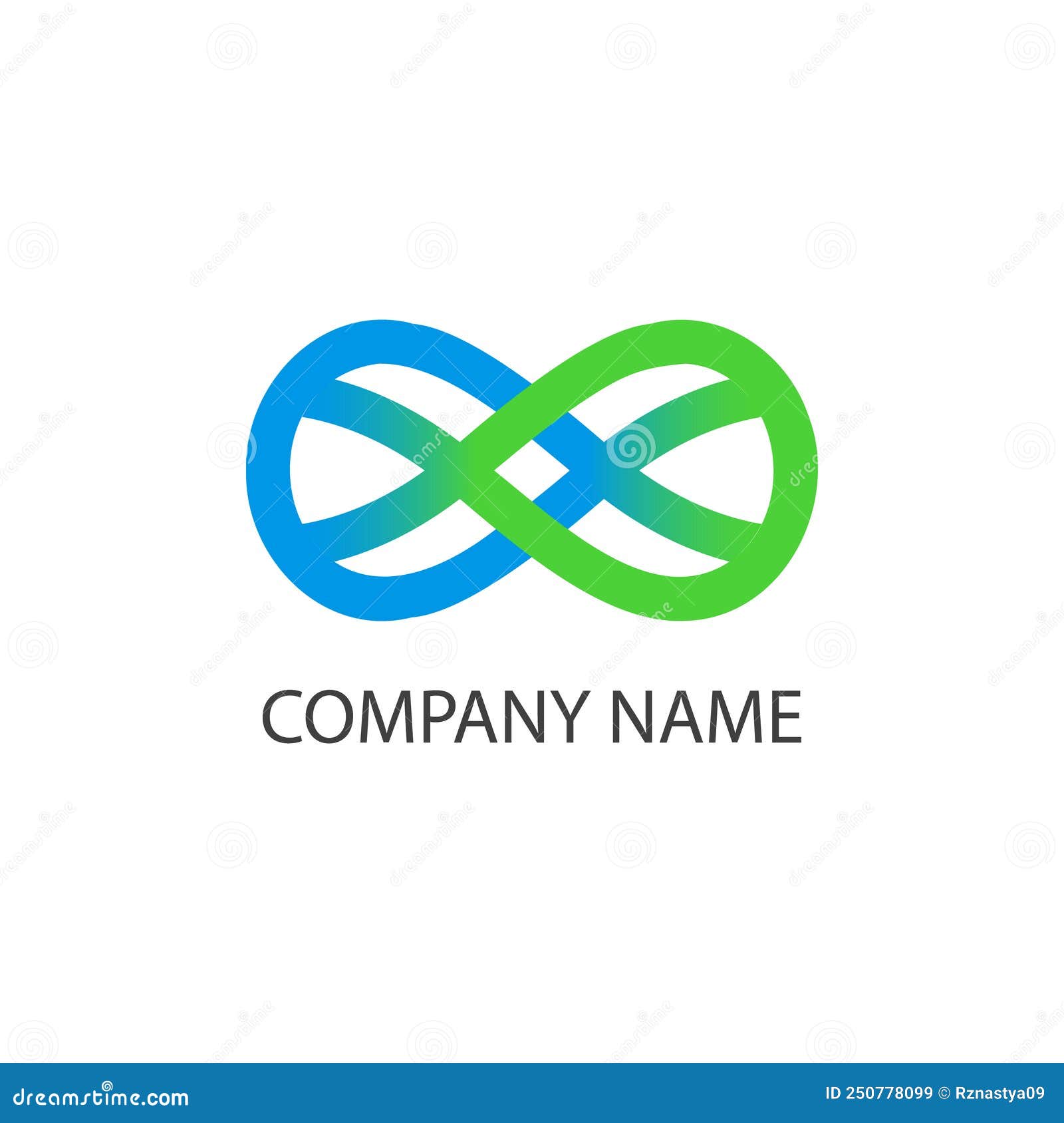 Infinity Logo Vector Template Stock Vector - Illustration of ...