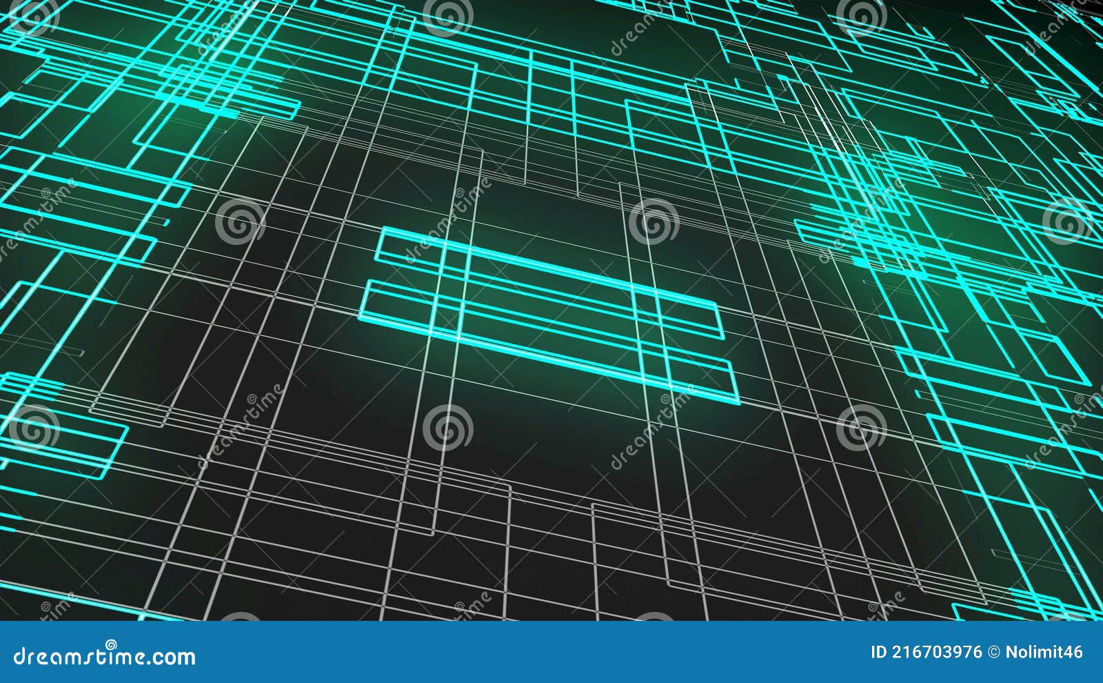 Abstract Business Computer Technology Background with Many Lines Grid ...