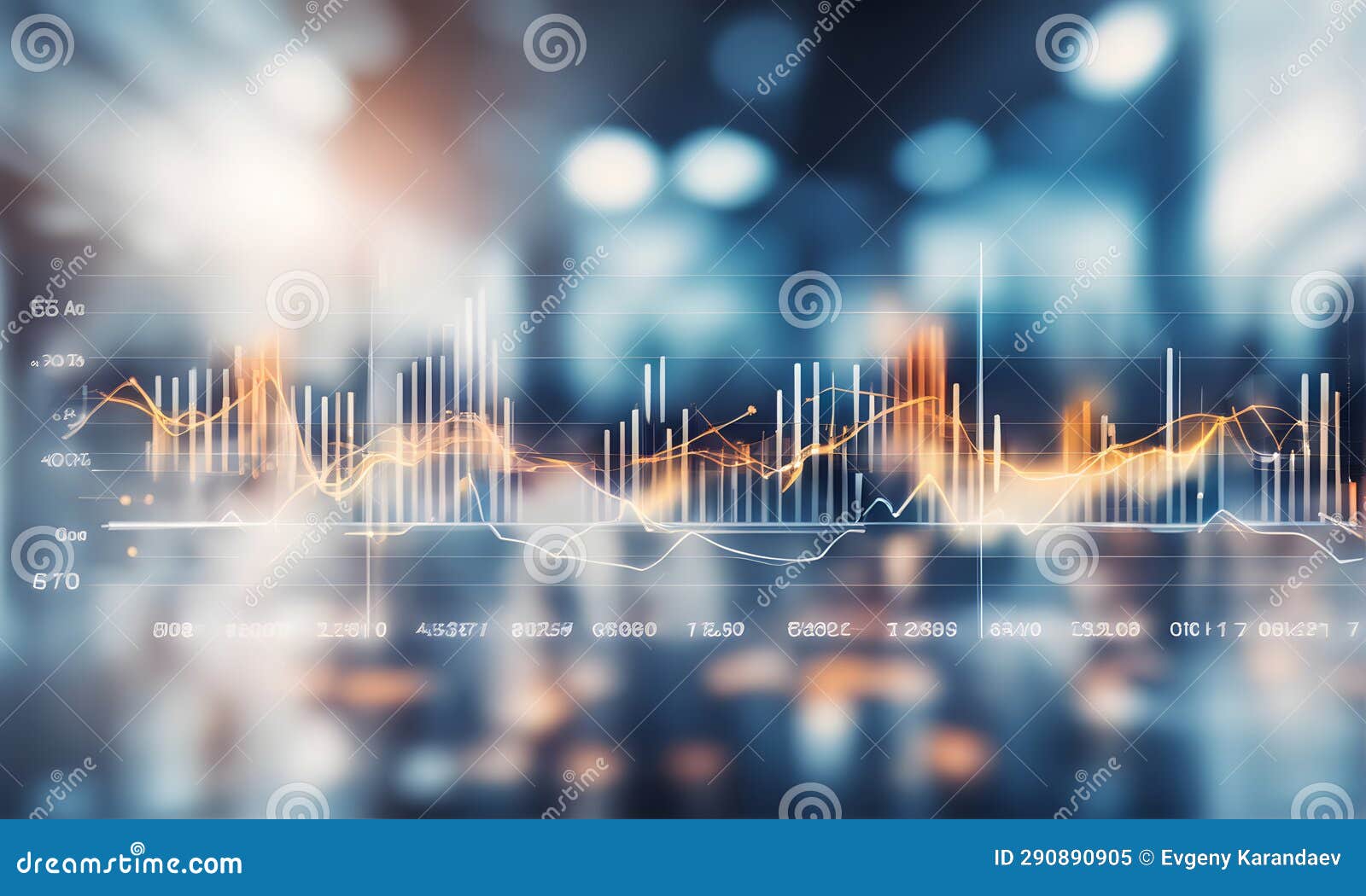 Abstract Business and Finance Backdrop Stock Illustration ...