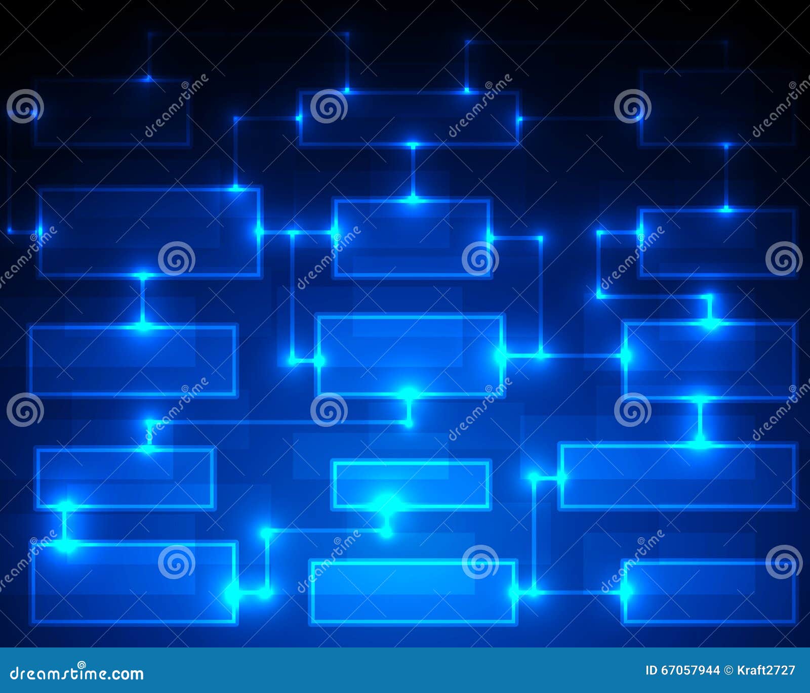 Abstract Business Flow Structure Stock Vector - Illustration of ...