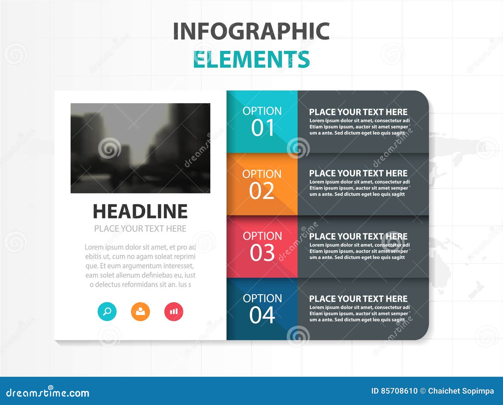 This 3-step Folder Shape Infographic Is A Template That Presents A ...