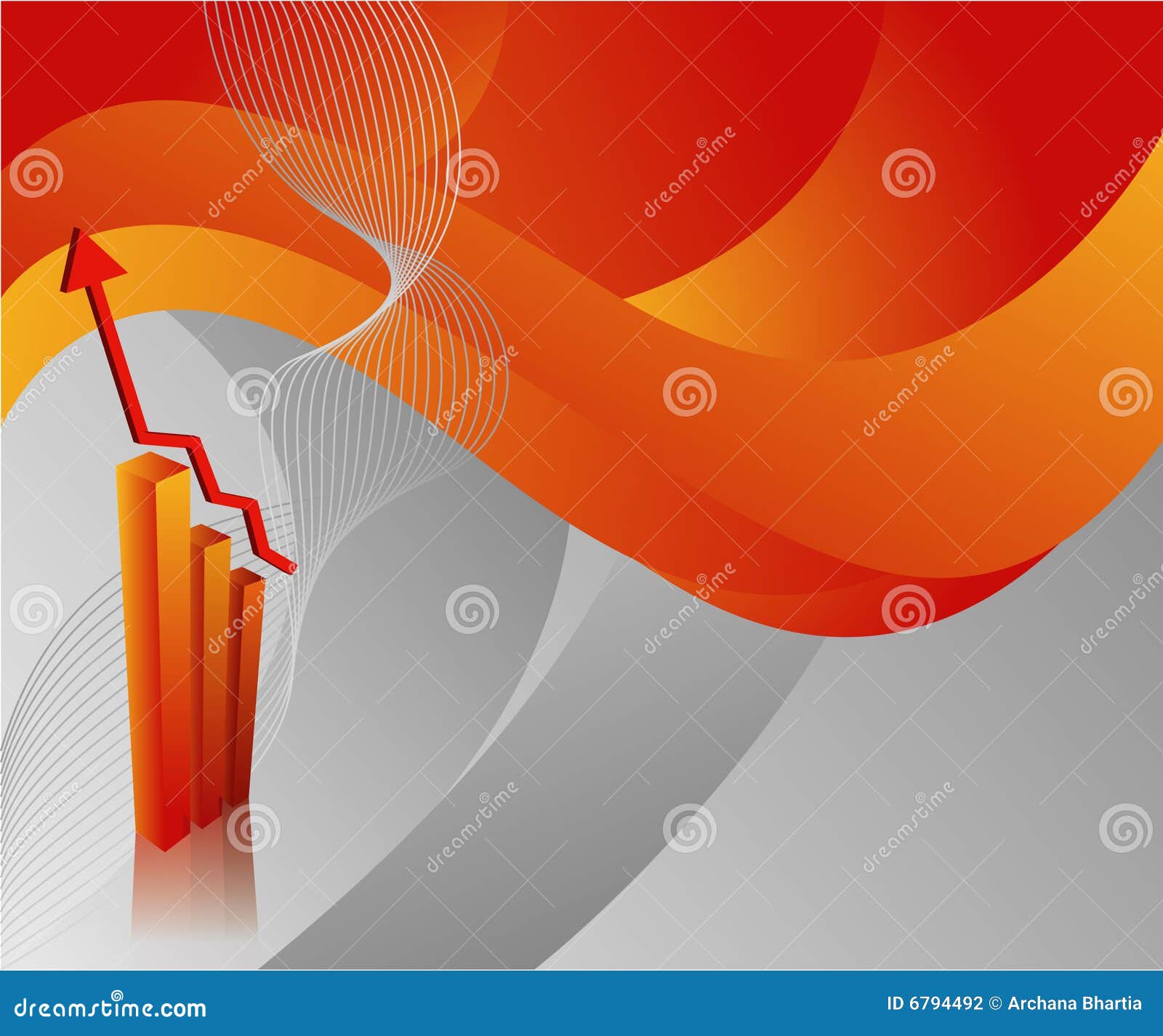 Abstract Business Illustration Stock Vector - Illustration of sign ...