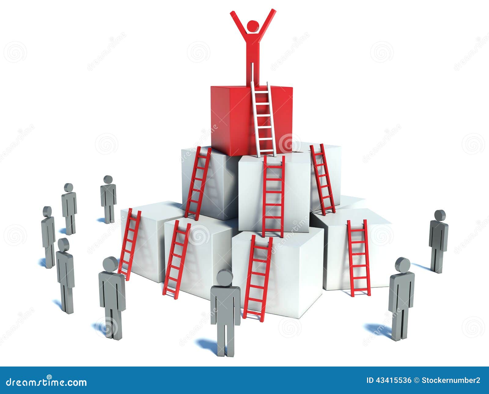 Abstract Business Progress, Development, Success Stock Illustration ...