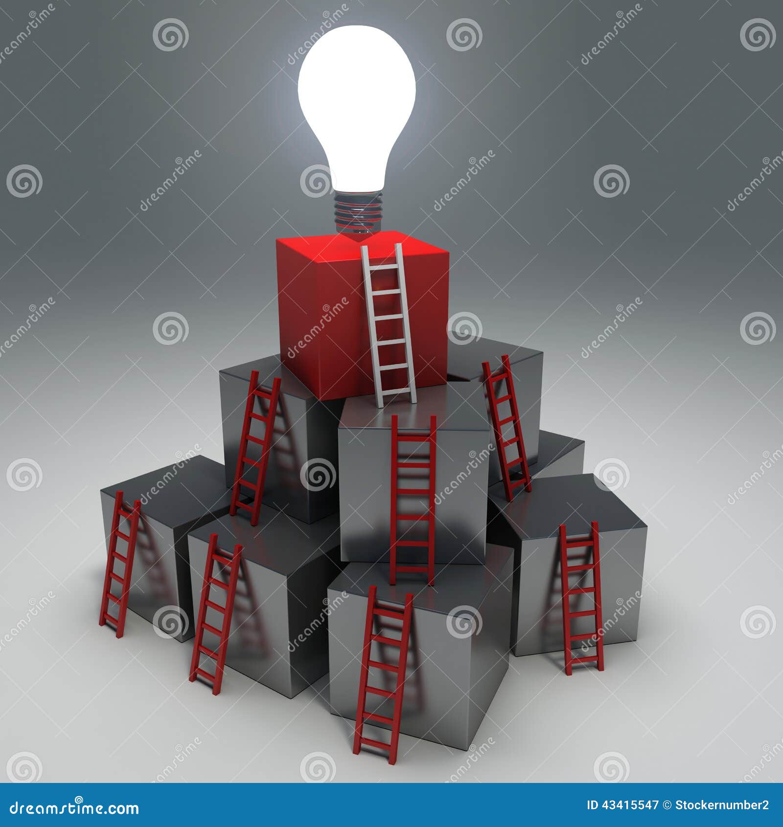 Abstract Business Progress, Development, Success Stock Illustration ...
