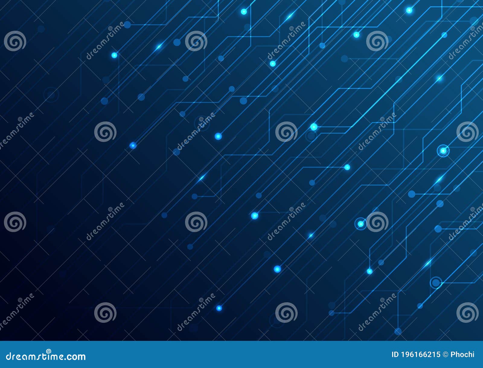 Abstract Business Technology Structure Circuit Computer Blue Background ...