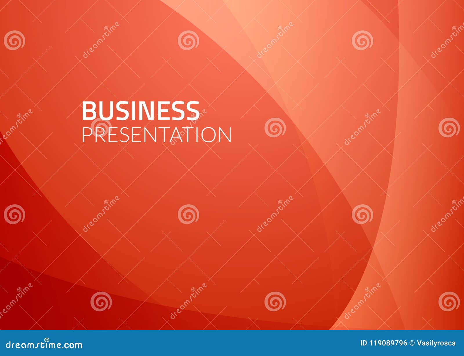 Abstract Business Vector Background for Presentation. Red Graphic ...