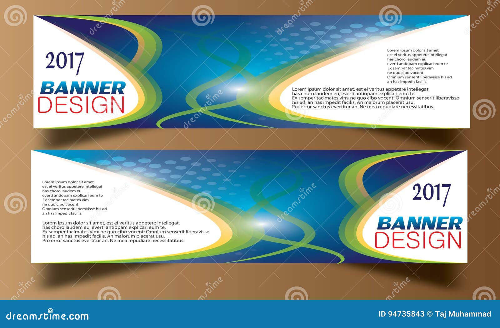 Abstract Business Wave Banner Header Backgrounds . Stock Illustration ...