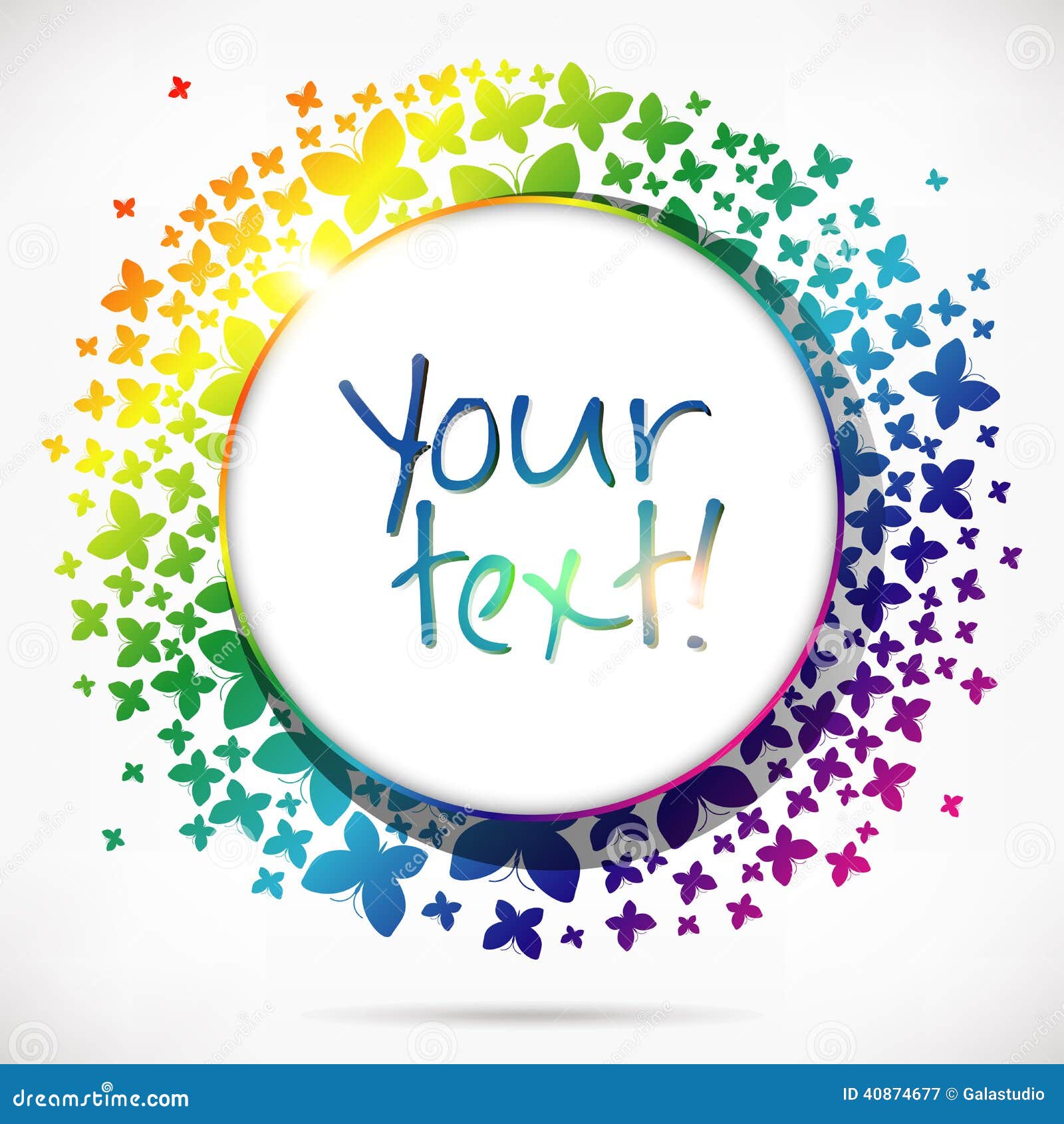 Abstract Butterfly Background or Card. Stock Illustration ...