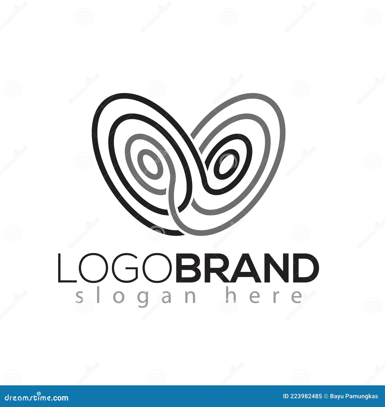 Abstract Butterfly Effect Logo Icon Vector Element. Butterfly Logo ...