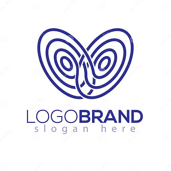 Abstract Butterfly Effect Logo Icon Vector Element. Butterfly Logo ...