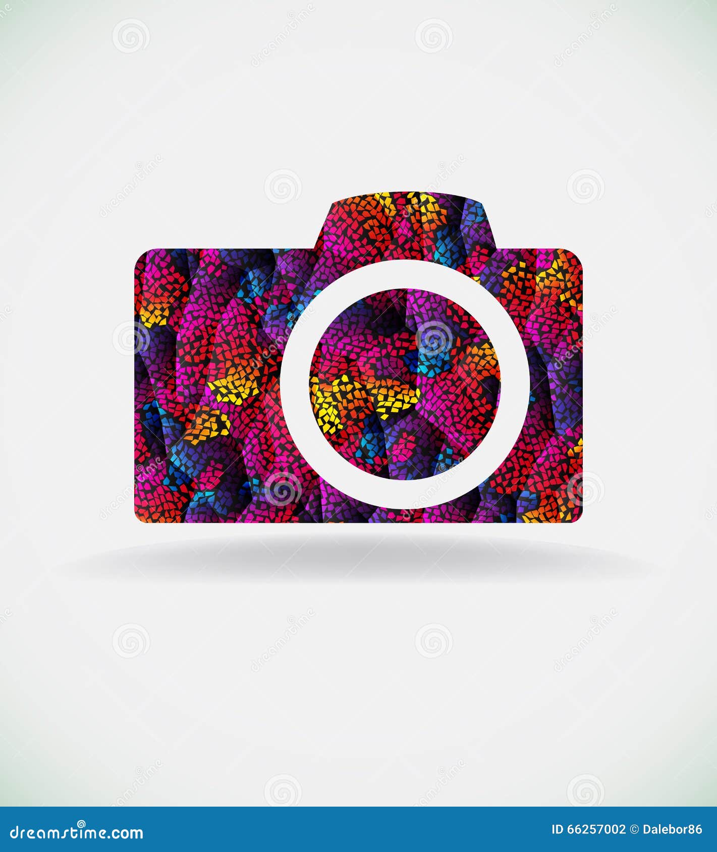 Abstract camera icon stock vector. Illustration of clip - 66257002