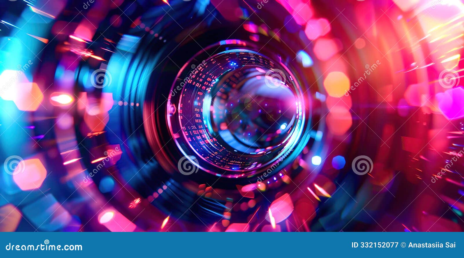 Abstract Camera Lens Background Stock Image - Image of flare ...