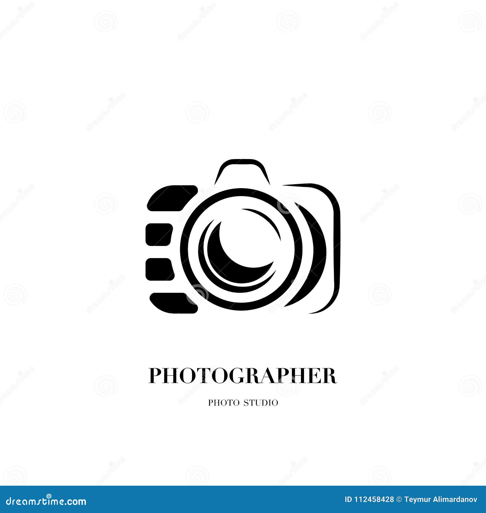 Abstract Camera Logo Vector Design Template for Professional Pho Stock ...