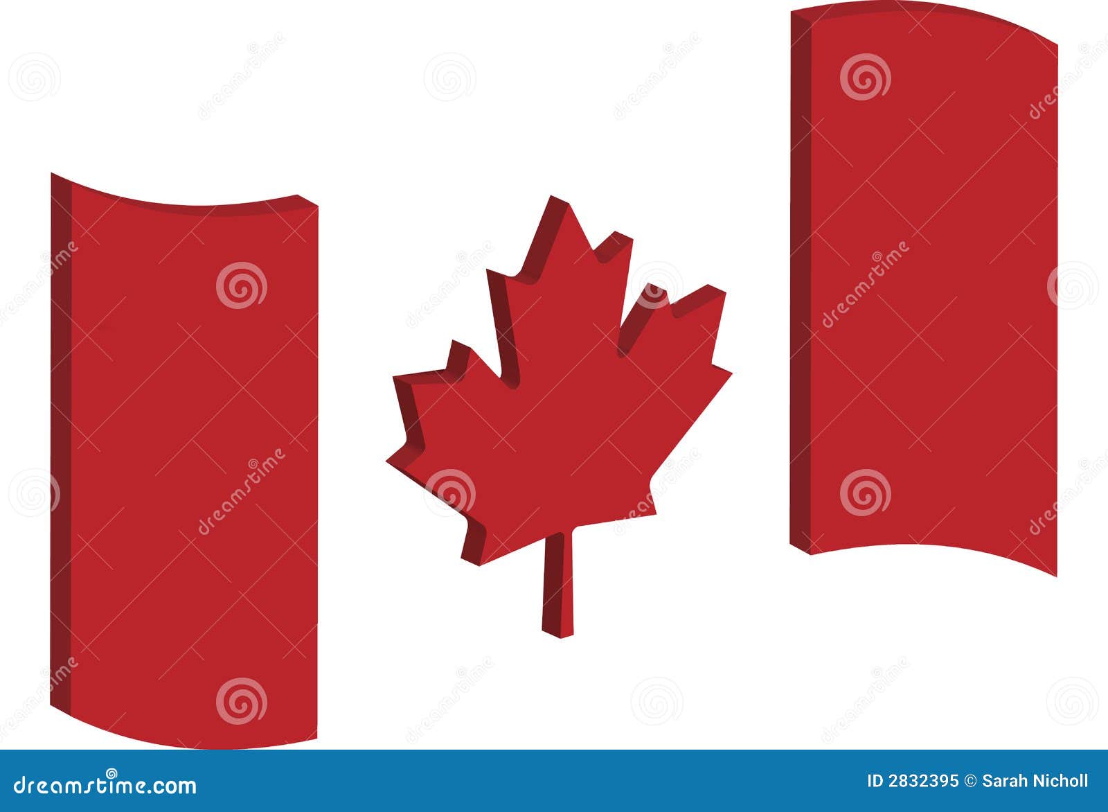 Abstract Canada Flag Picture. Image: 2832395