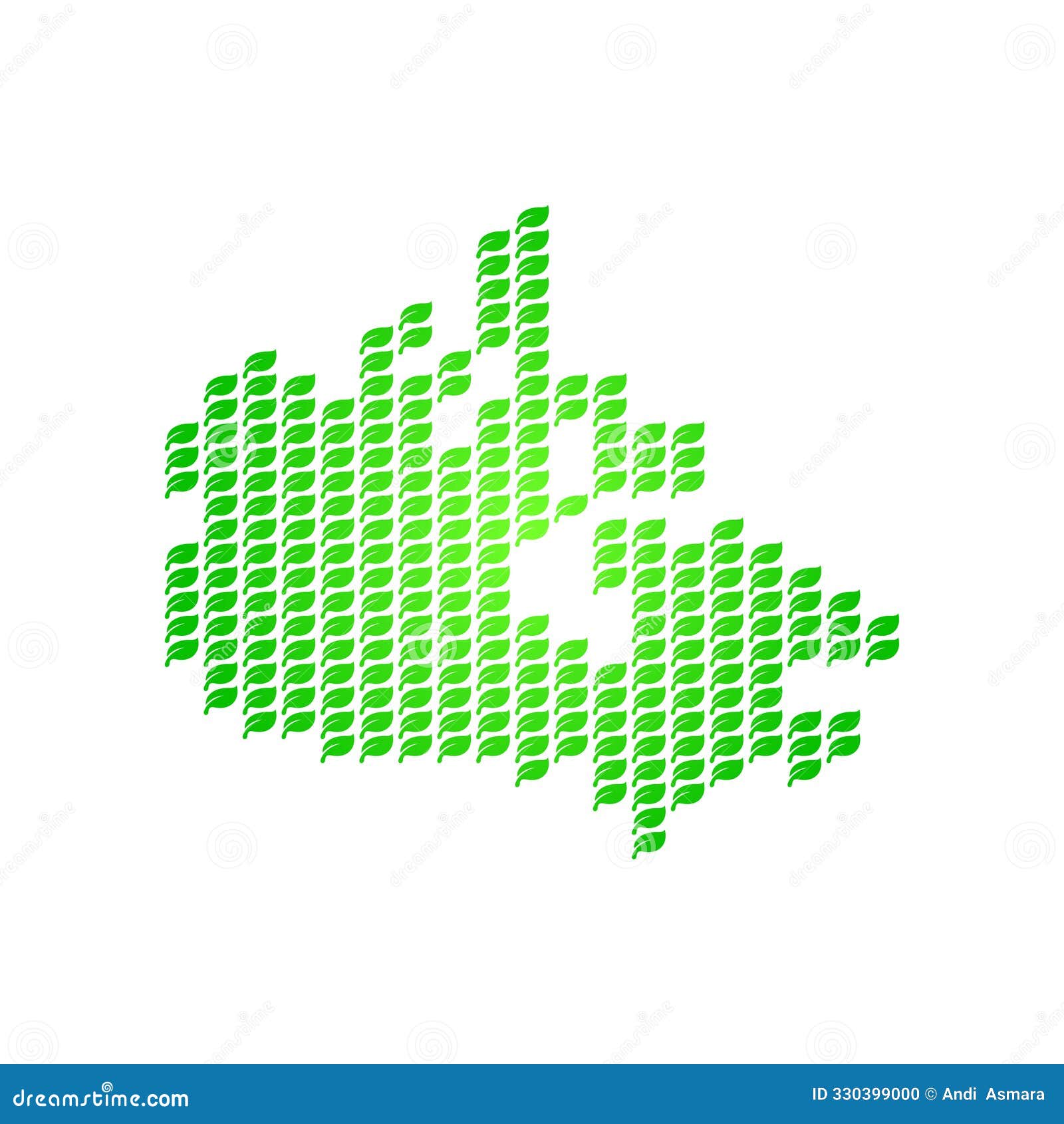 Abstract Canada Map Formed by Leaf Shapes Stock Illustration ...