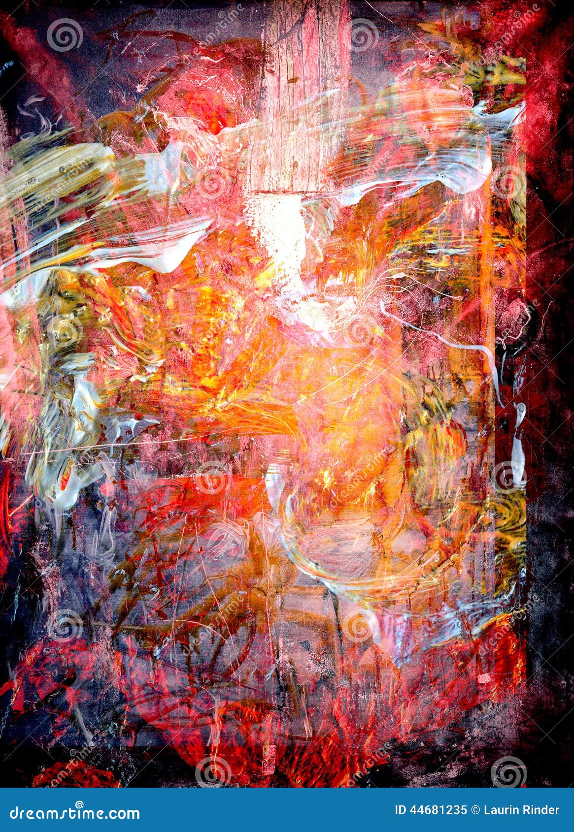 Abstract on Canvas stock illustration. Illustration of palette - 44681235