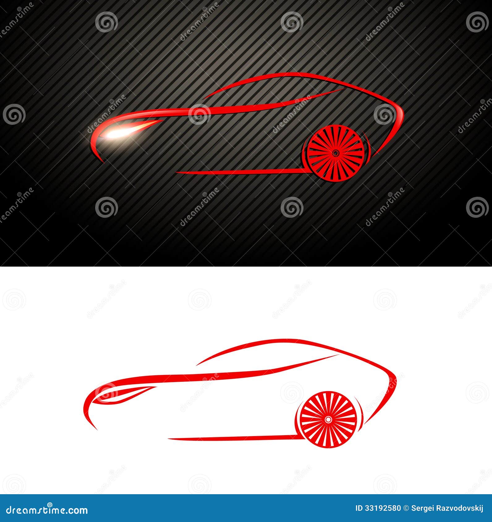 Abstract Car Design stock vector. Illustration of design - 33192580
