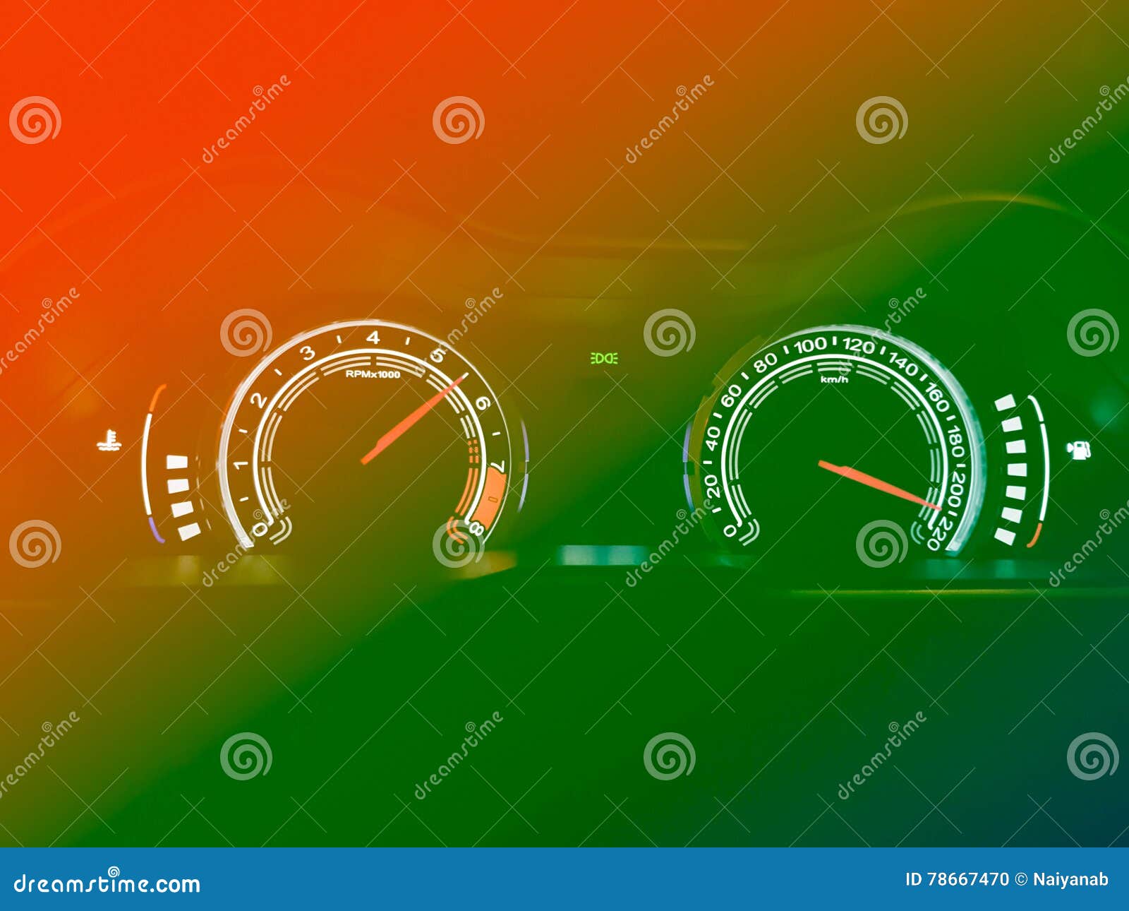 Abstract car speedometer stock photo. Image of technology - 78667470