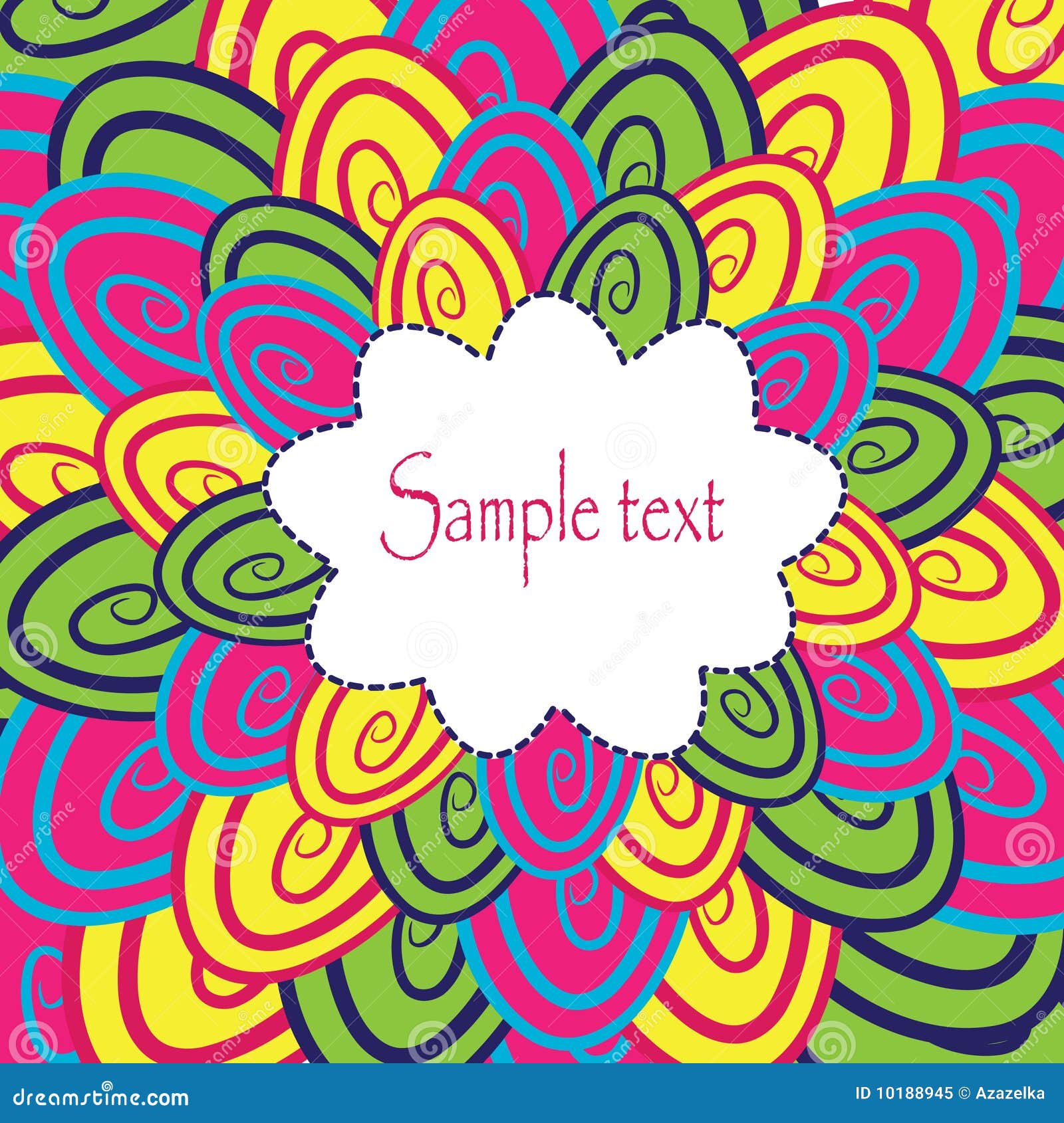 Abstract card stock illustration. Illustration of doodle - 10188945