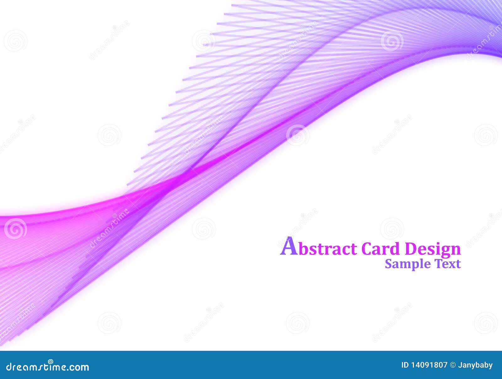 Abstract Card Design stock illustration. Illustration of curve - 14091807