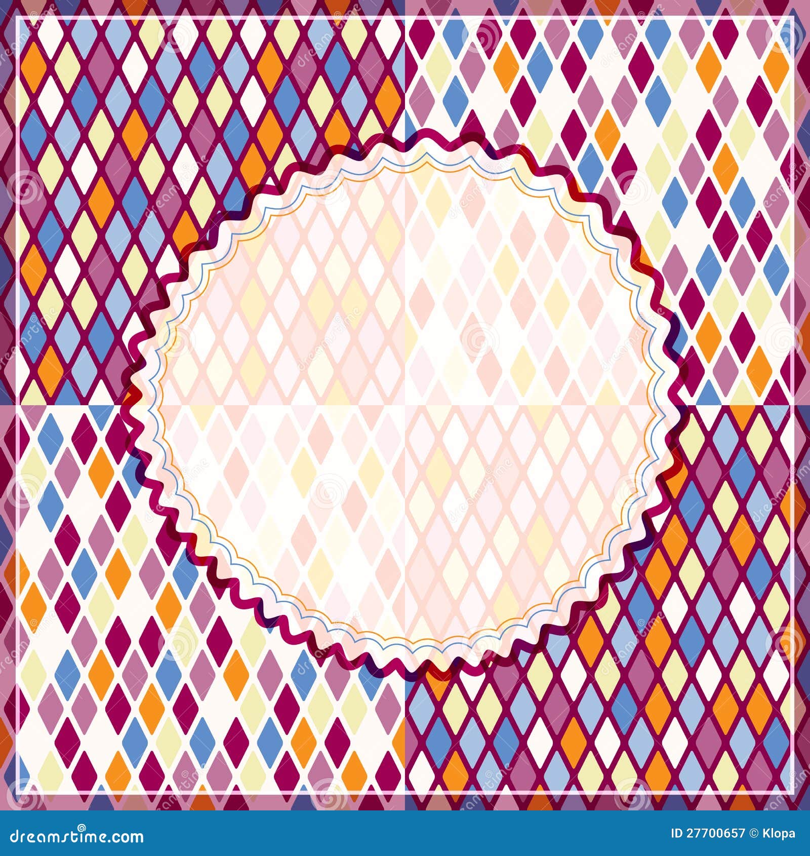 Abstract Cards with Rhombus Textures Stock Illustration - Illustration ...