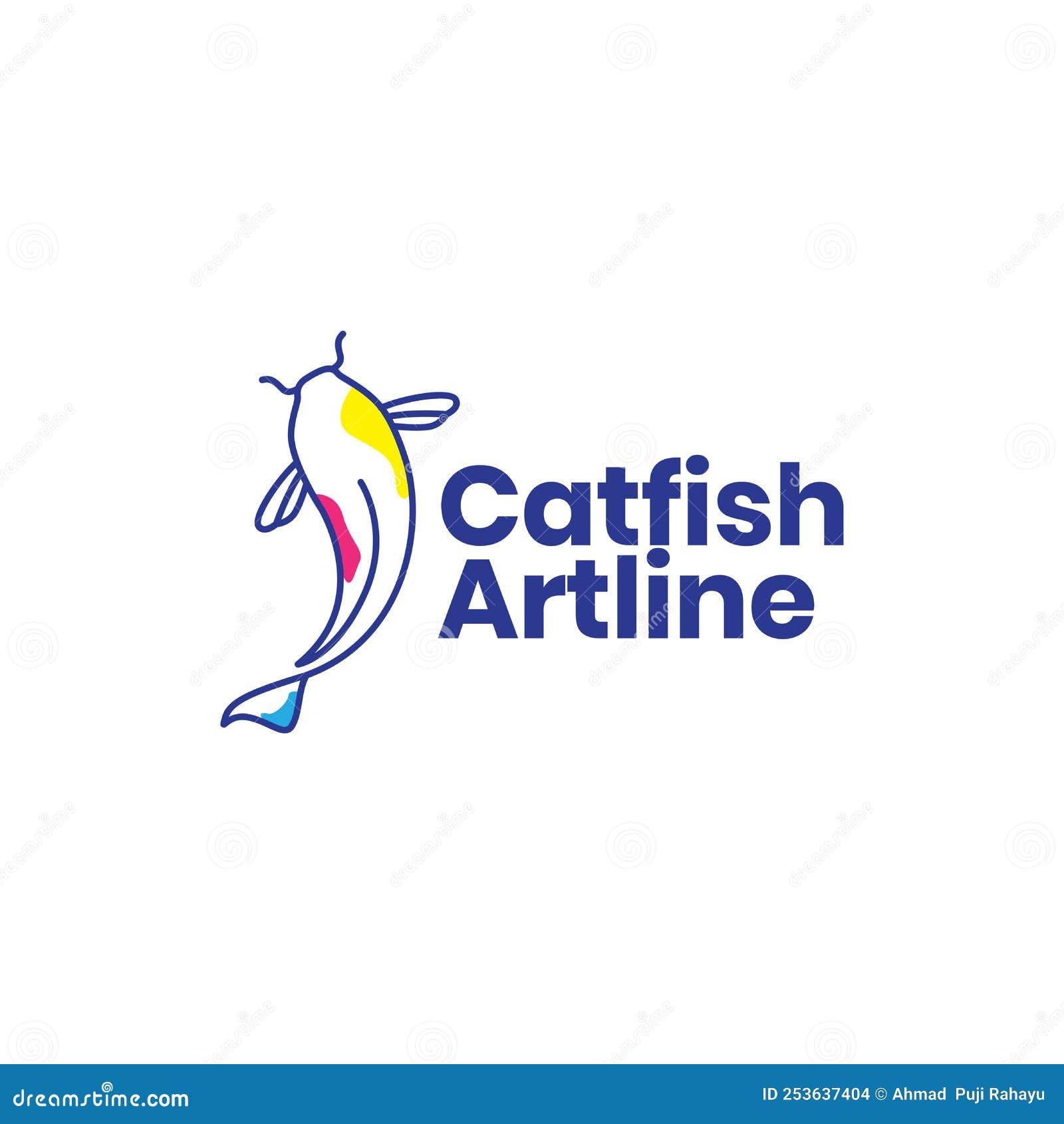 Abstract Catfish Food Logo Design Stock Vector - Illustration of fresh ...