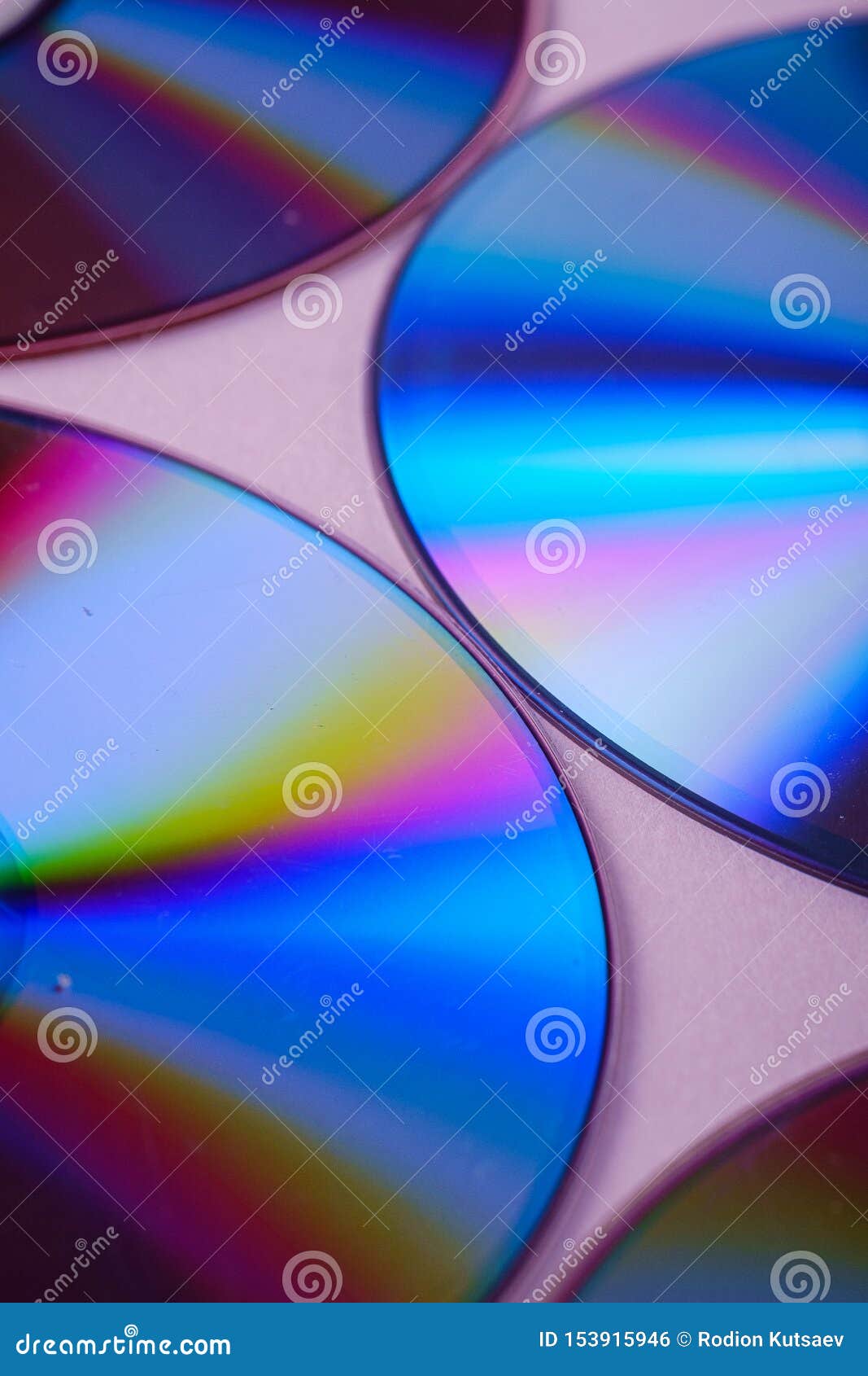 Abstract CD DVD Compact Disc Disk Dispersion Refraction Reflection of ...